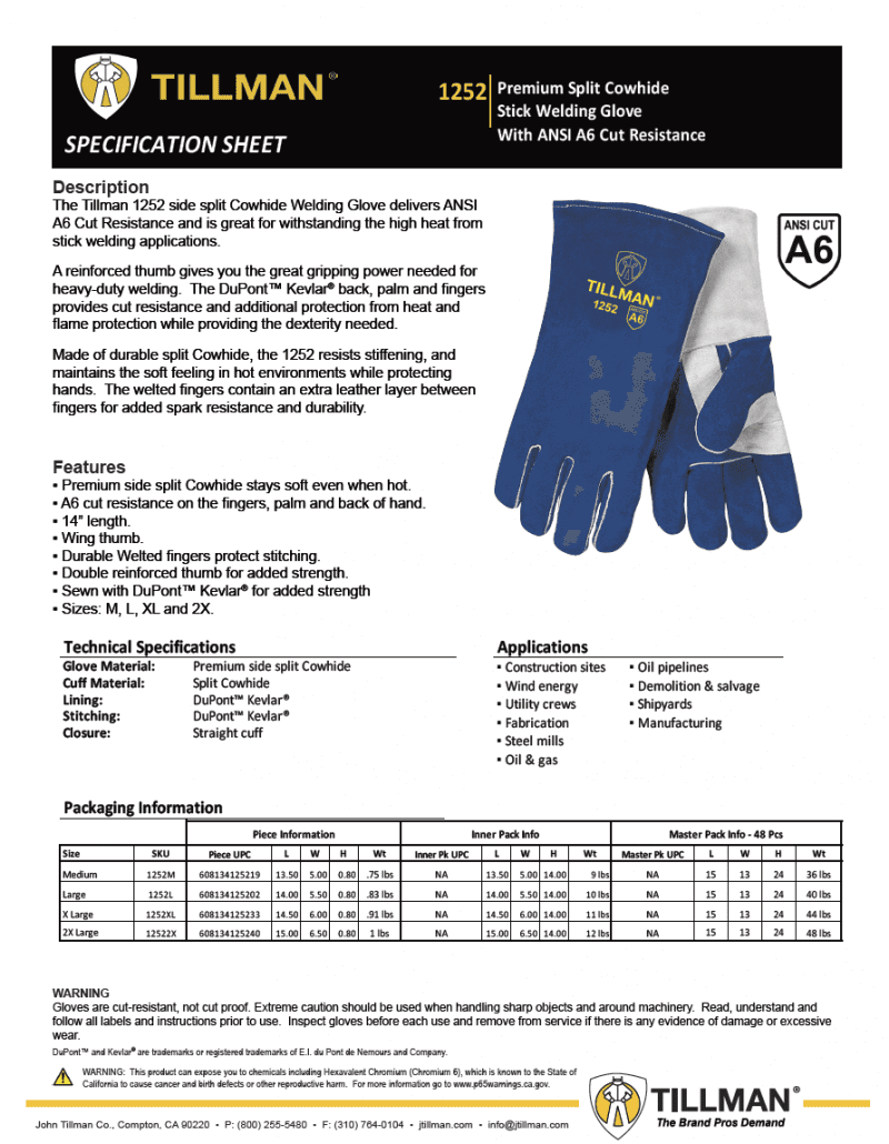 Download Specification Sheets – John Tillman Co.