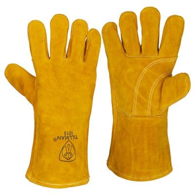 1418 Top Grain/Split Cowhide Back With Reinforced Palm Drivers Glove ...